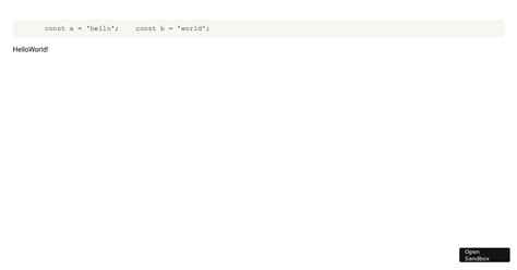 plate codeblock rendering issue codesandbox