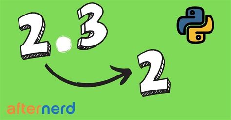 python round a number to the nearest integer afternerd