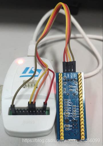 最小系统stm32f103c8t6如何使用swd模式烧录代码？ 如何swd烧录 Csdn博客