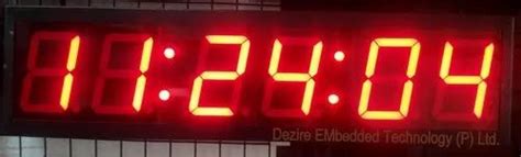 ntp server clock display at rs 12500 led digital clock in noida id