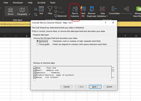 database convert a vertical data in a excel sheet with