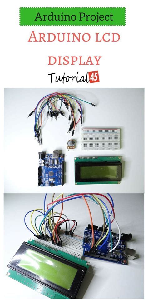 arduino projects arduino lcd display bilgisayar
