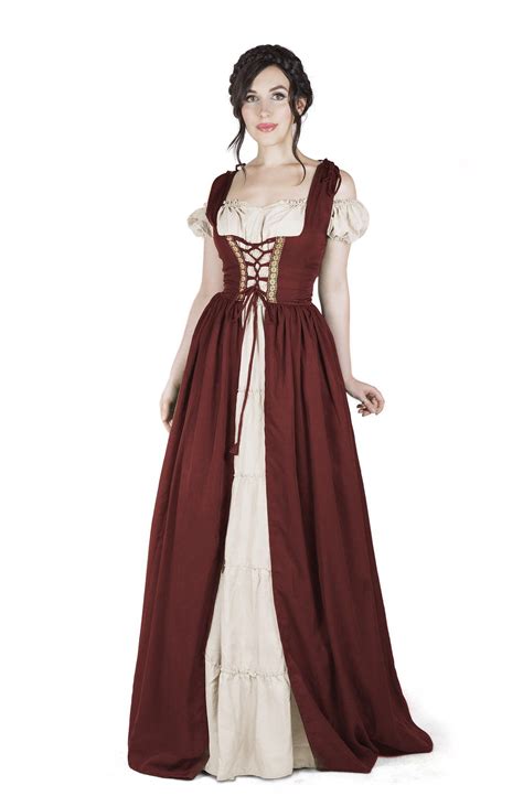 Irish Boho Costume Set Medieval Dress Irish Costumes Renaissance