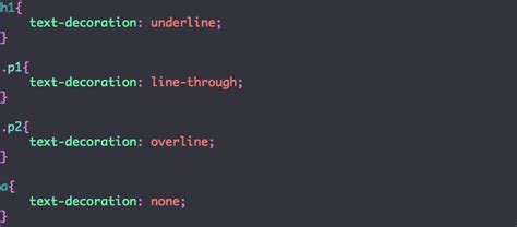 les propriétés css de type text