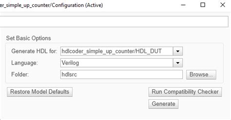 generate hdl code from simulink model matlab and simulink