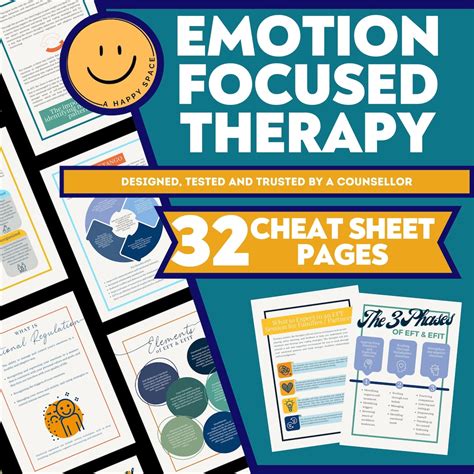 Emotion Focused Individual Therapy Efit For Therapist Eft Cheat Sheets