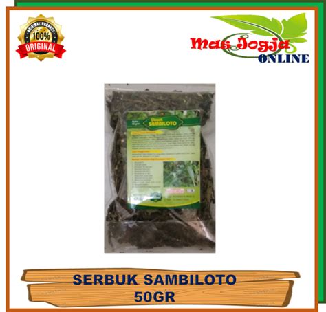 Daun Sambiloto Abbas Serbuk Sambiloto 50gr Lazada Indonesia