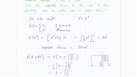 functions of a random variable youtube