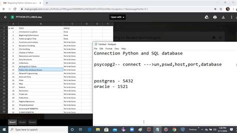 python database connectivity pdbc youtube