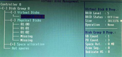 physical disk missing dell community