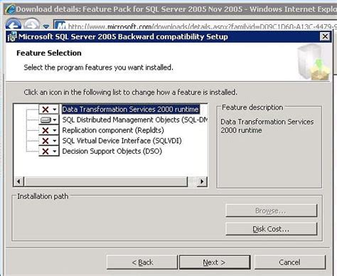 hp data protector sql server 2008 supported but compatibility pack
