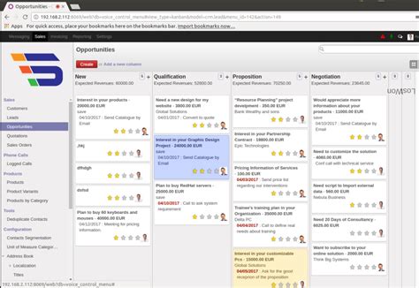 kanban view odoo