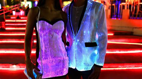 Light Up Jacket Unique Light Up Fiber Optic Clothing Youtube