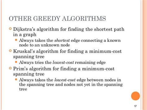 greedy algorithm