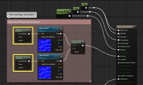 using refraction in unreal engine unreal engine 5 0 documentation