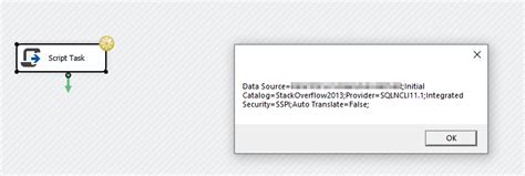 how to execute sqlcommand using oledb connection in ssis script