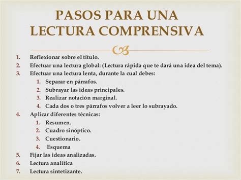 Tecnicas De Lectura Activa 1