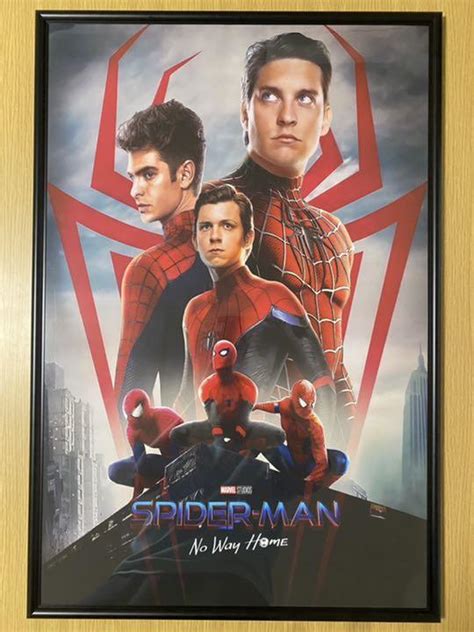 31％割引ブラック系【売り切り御免！】 スパイダーマン ノーウェイホームポスター（フレーム付き） ポスター コミック アニメグッズブラック系