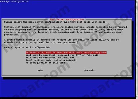tera7 installing nginx postgresql php and exim 4 on
