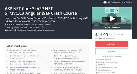 [free course udemy] asp net core 3 asp 5 mvc c angular and ef
