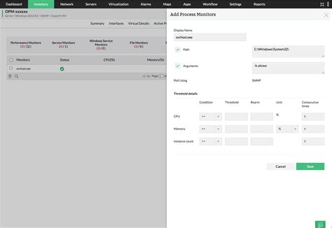 process monitoring process monitor tools and software manageengine