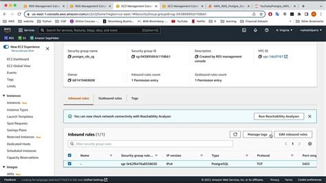 connecting aws rds postgresql database to jupyter notebook youtube