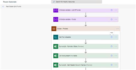 ax technical how to use excel office scripts in power automate
