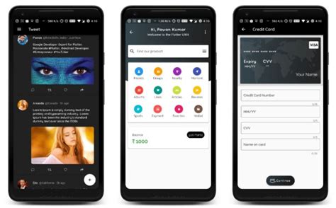 create mobile application for android and ios using flutter by