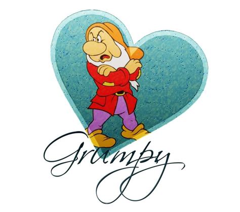 Disney Character Sketches Grumpy Dwarf Disney Sidekicks Snow White