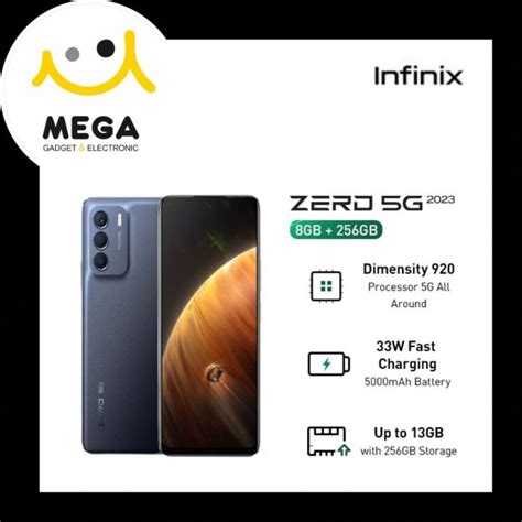 Infinix Zero 5g 2023 8gb 256gb Garansi Resmi Infinix Indonesia