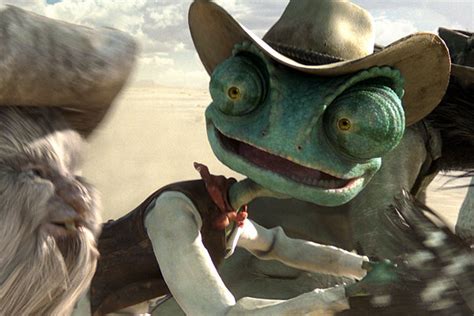 Johnny Depp Stars In Rango As A Chameleon Movie Review