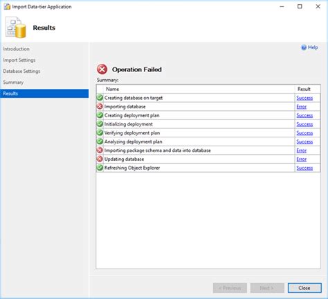 restore azure sql database to local sql server