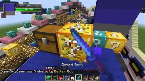 Popularmmos Pat And Jen Minecraft Ultimate Diamond Lucky Block Race