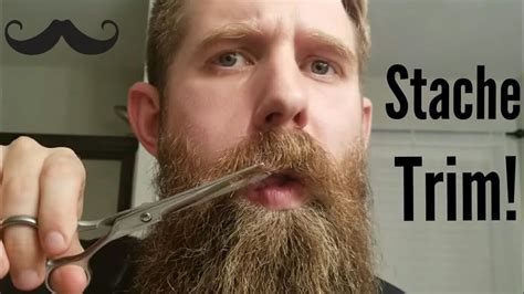 How To Trim Your Mustache Youtube
