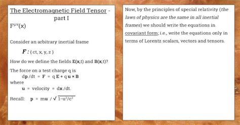 Pdf The Electromagnetic Field Tensor Part I · The Calculus Of