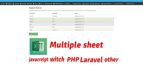 export html table to excel javascript
