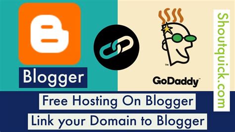 how to link godaddy domain to blogger hosting setup custom domain to