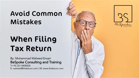 Avoid Common Mistakes When Filing Tax Return Become A Filer