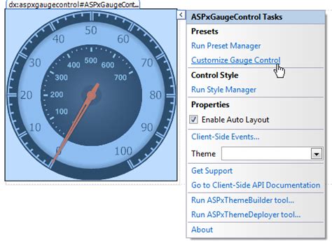 lesson 1 create a circular gauge asp web forms controls