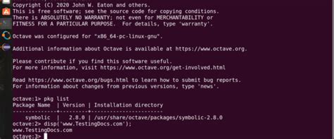 octave archives testingdocs