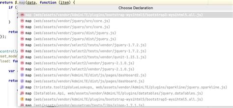 phpstorm can t tell which map is going to run ides support