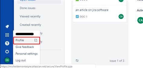create an api token in atlassian jira and confluence