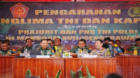 Panglima Tni Kapolri Serukan Komitmen Bersama Untuk Amankan Pemilu