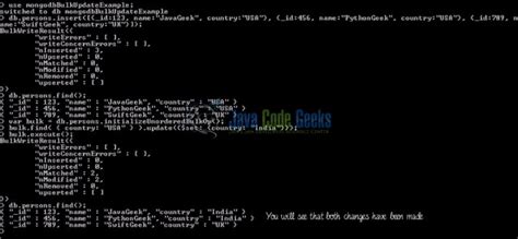 mongodb bulk update example examples java code geeks 2021