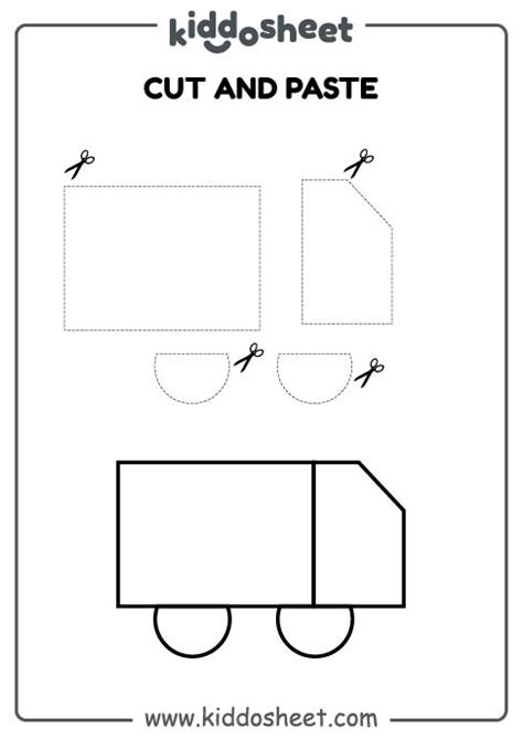 Free Pre K Cut And Paste Worksheets Numbers 1 To 5 Free4classrooms