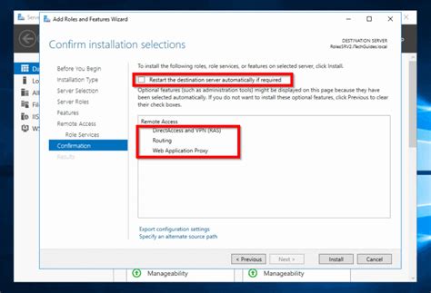 Routing And Remote Access Windows Server 2016 Install Remote Access