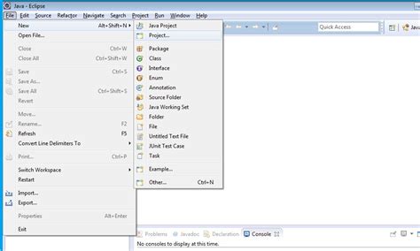 how to create project in eclipse ide selenium training series
