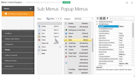 popupmenu class wpf controls devexpress documentation images