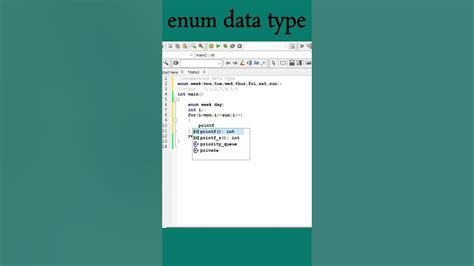 115 enumerated data type enum data type c program shorts