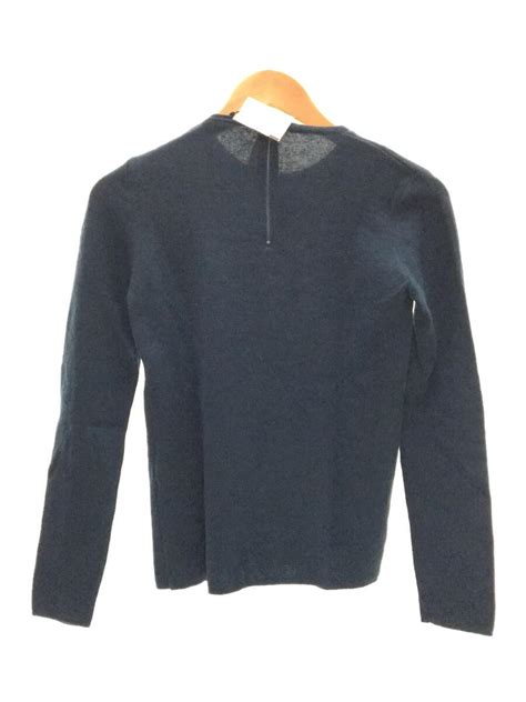 Golden Goose ゴールデングース セーター 薄手 S ウール Blu 無地 G25d010 A2 デザインニット 毛玉有